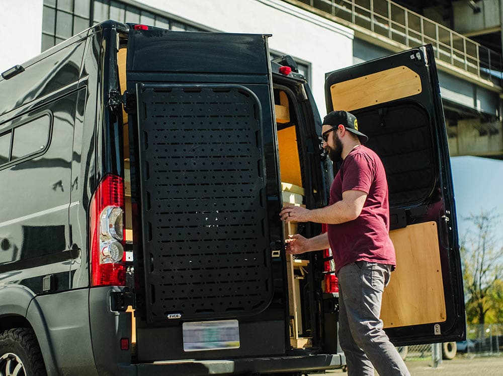 ProMaster Van Rear Door Cargo Carrier | Flatline Van Co