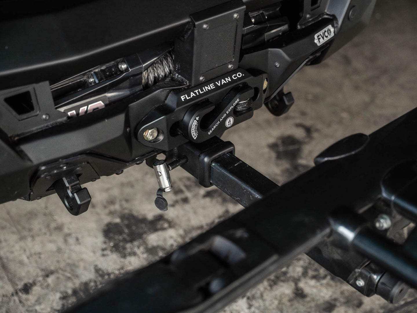 Front Hitch Adapter for Sprinter Front Bumper | Flatline Van Co.