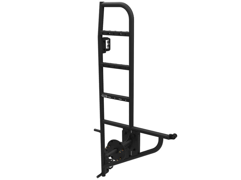 Transit Rear Ladder + Tire Carrier | Flatline Van Co.