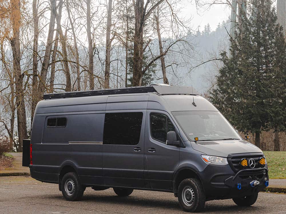 Sprinter Van Standard Roof Rack 170" EXT | Flatline Van Co.