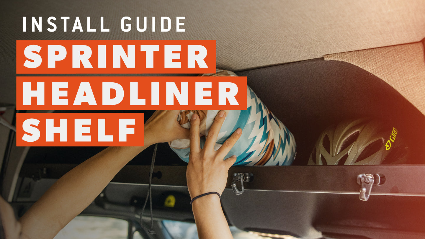 Sprinter Headliner Shelf | Flatline Van Co.