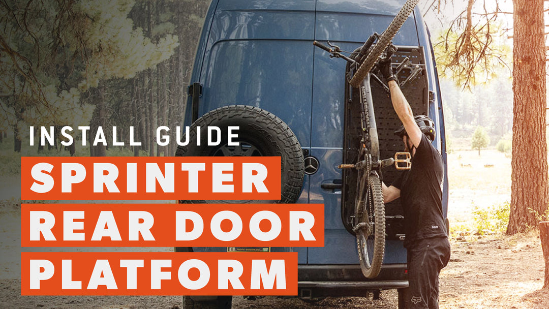 Sprinter Rear Door Platform | Flatline Van Co.