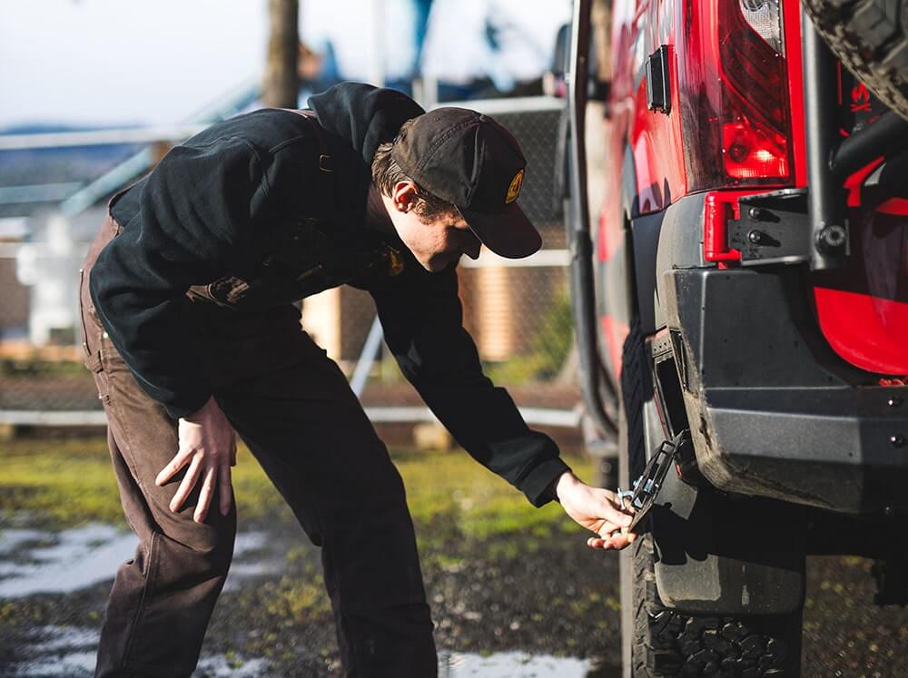 Sprinter Rear Panel Storage Locker | Flatline Van Co.