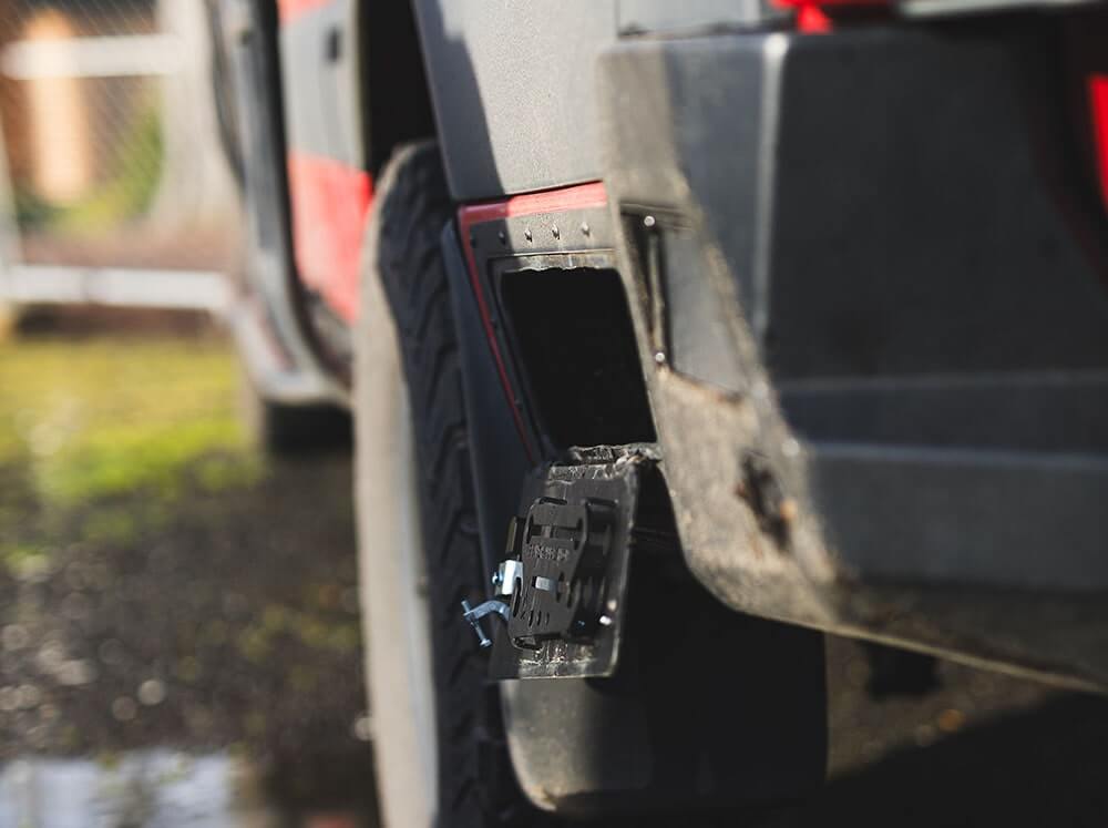 Sprinter Rear Panel Storage Locker | Flatline Van Co.