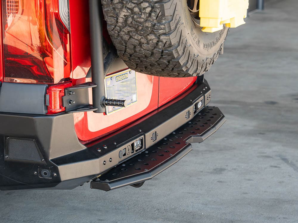 Sprinter Van Rear Plate Step | Flatline Van Co.