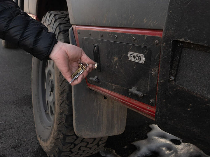 Sprinter Rear Panel Storage Locker | Flatline Van Co.