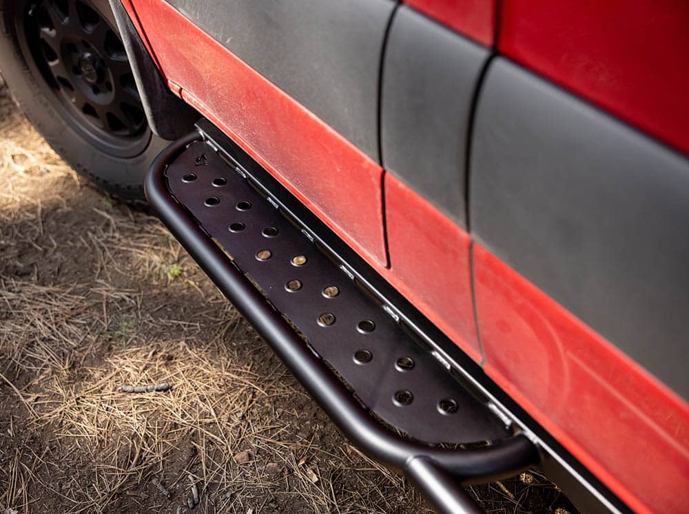 Sprinter Side Steps | Flatline Van Co.