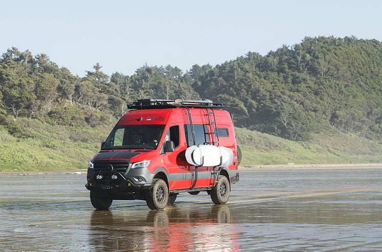 Sprinter Van Surf Pole | Flatline Van Co.