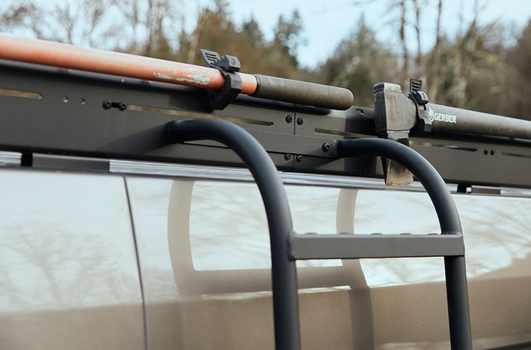 Transit Van High Roof Extended Low Pro Roof Rack | 148" | Flatline Van