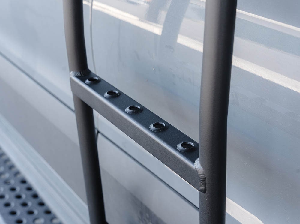 Transit Trail Side Ladder for High Roof | Flatline Van Co.