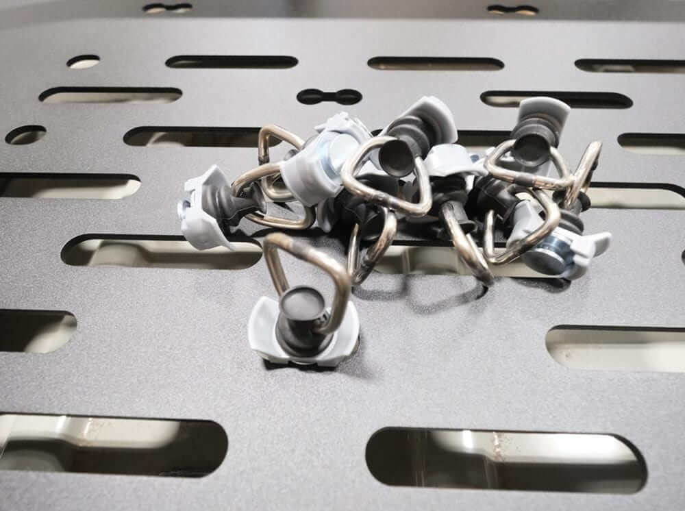 L-Track Anchors with D-Ring Hooks | 10 Pack | Flatline Van Co.