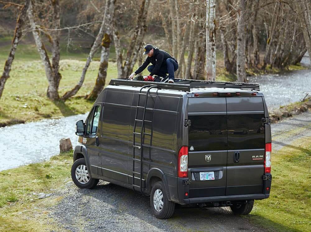 Ram Promaster High Roof Low Pro Roof Rack | 159" | Flatline Van Co.
