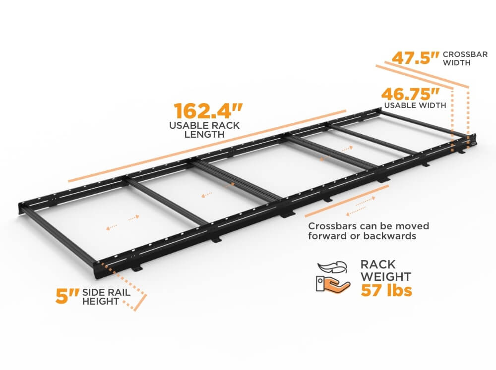 Low Pro Roof Rack - 170" Sprinter Van