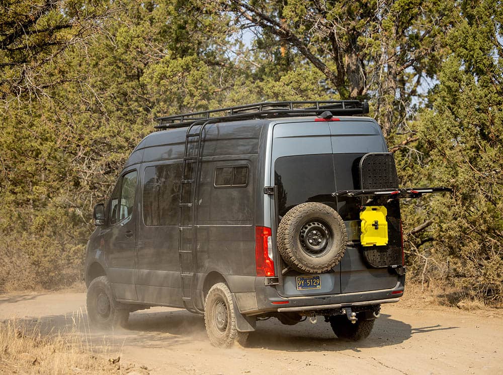 Sprinter Rear Door Platform | Flatline Van Co.