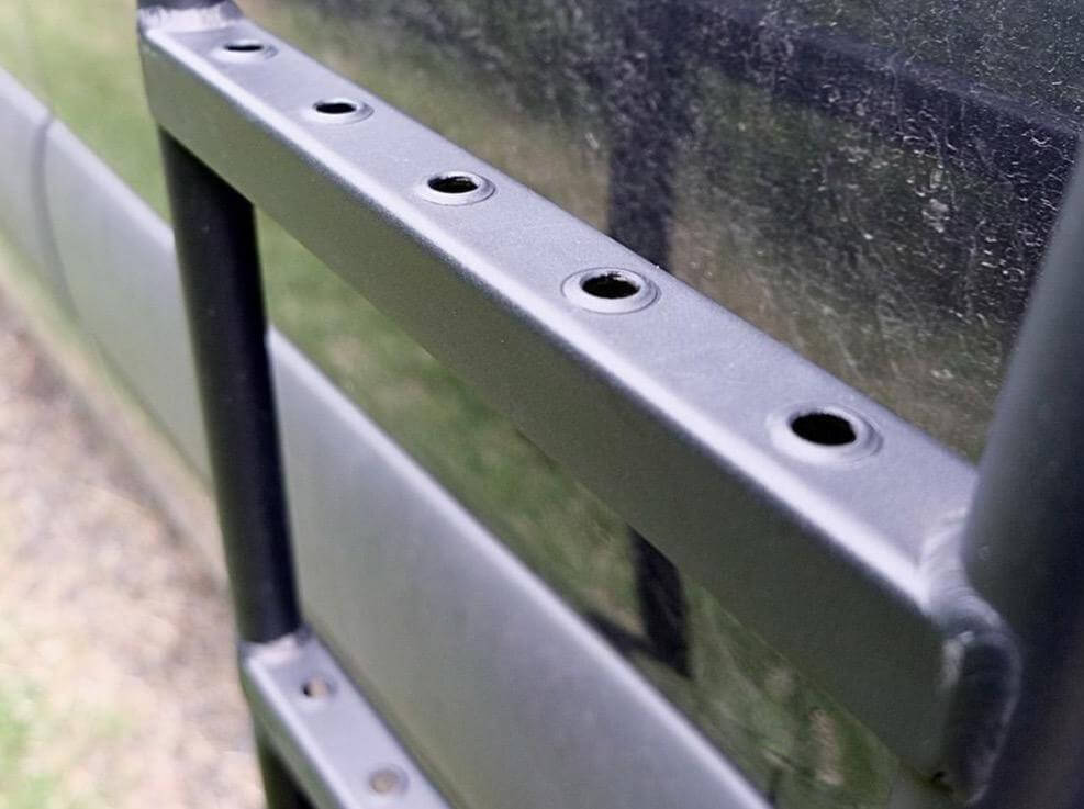 Sprinter Side Ladder | Wraps Around Wheel Well | Flatline Van Co.