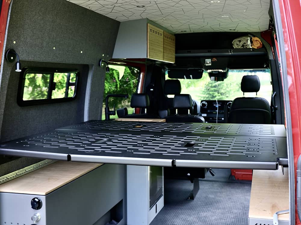 Sprinter Van Bed System | Flatline Van Co.